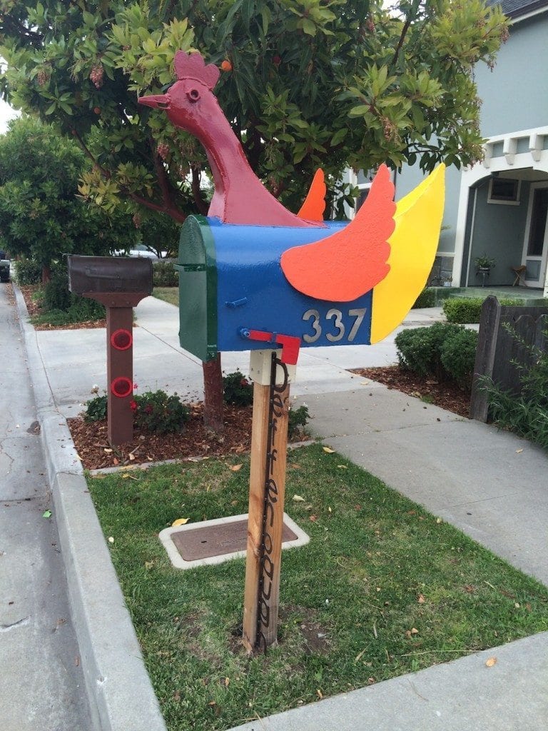 Custom Chicken Mailbox – Gatski Metal