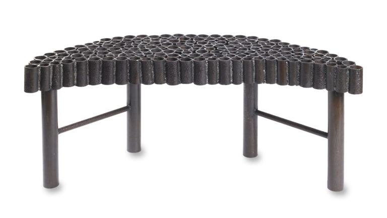 Crescent Moon Bench – Gatski Metal